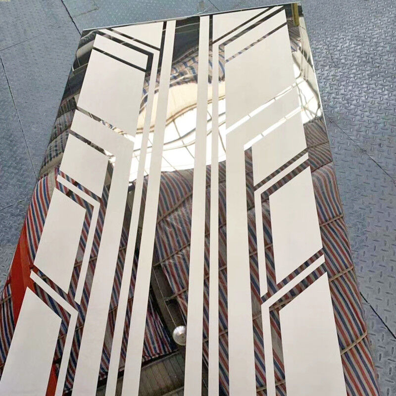 304 316L Stainless Steel Sheet Mirror 8K 10K Etched Silver Gold For ...