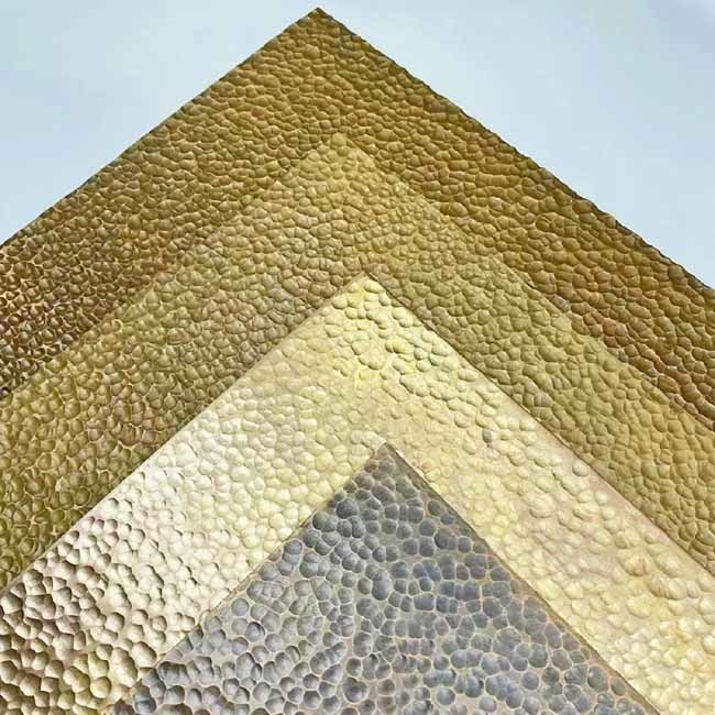 Hammer Pattern Art Color Stainless Steel Sheet For Interior Design